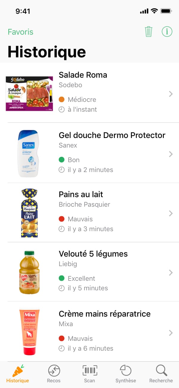 Yuka - L'application mobile qui scanne votre alimentation