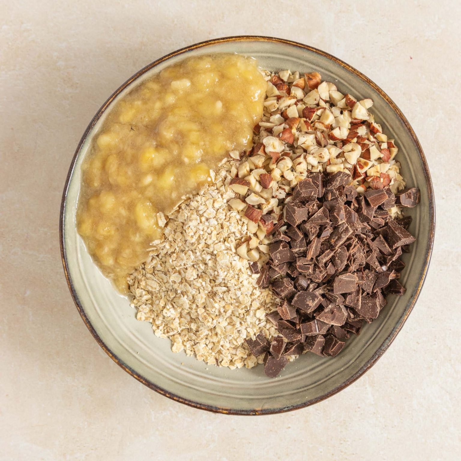 Recette Yuka - Barres de céréales choco-banane