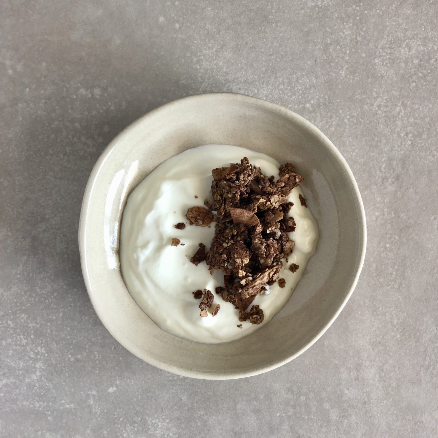 Recette Yuka - Granola chocolat et coco