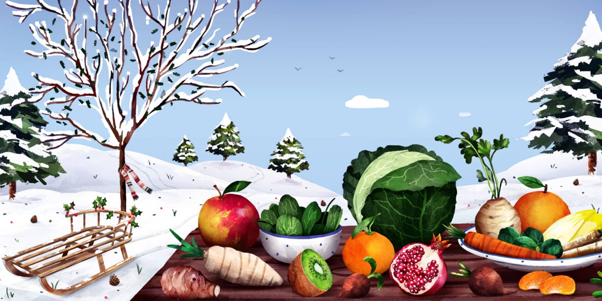 Fruits & légumes de saison - Yuka