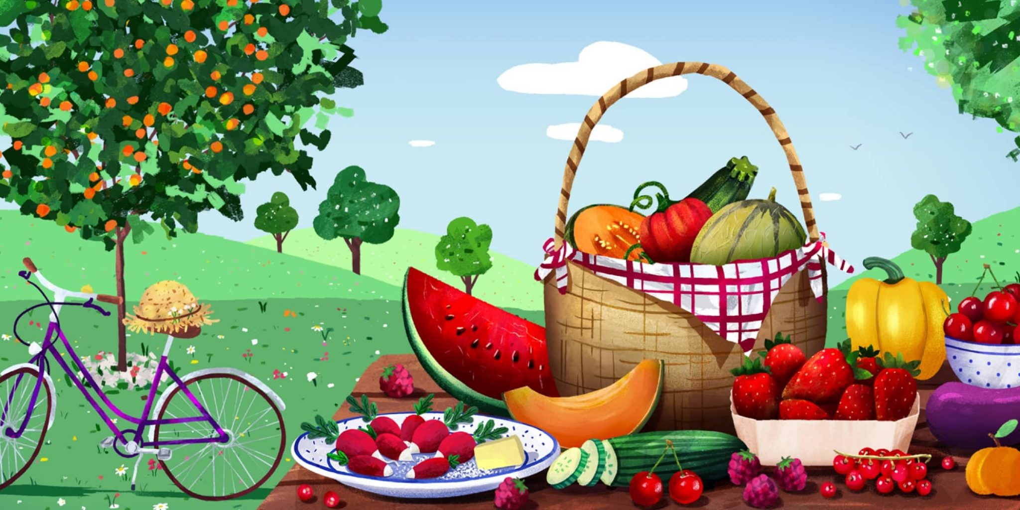 Fruits & légumes de saison - Yuka