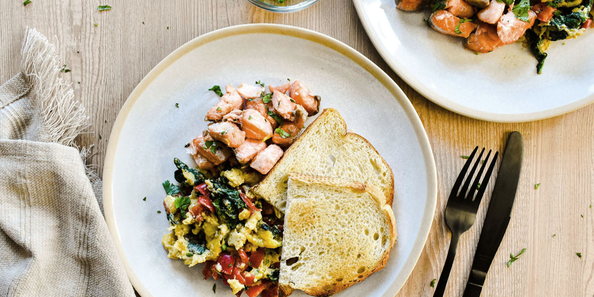 Salmon Breakfast Platter - Yuka