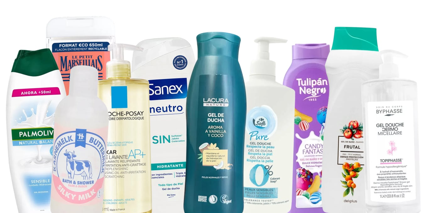 Los TOP 10 geles de ducha - Yuka