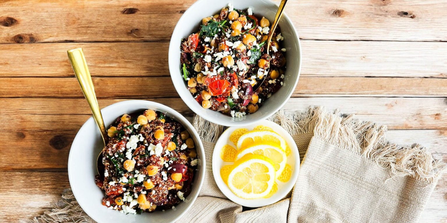 Zesty Mediterranean Quinoa Stir Fry - Yuka